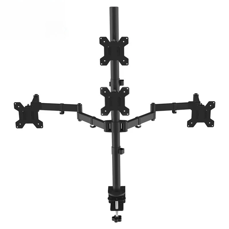 Quad Arm LCD LED Heavy Duty Monitor Stand Desk Mount Bracket 3 + 1 Free ...