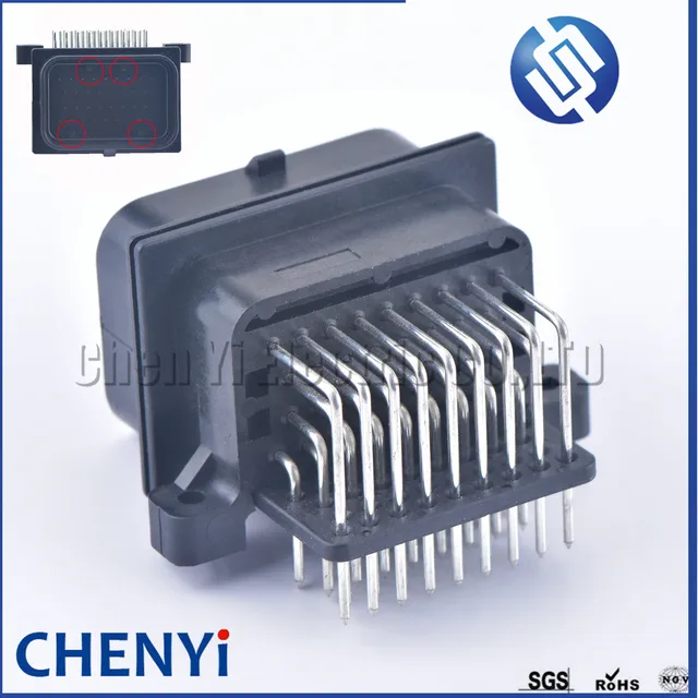 TE AMP SUPERSEAL 34 Pin 3-1437290-9 1.0mm Series ECU Auto Connector ...