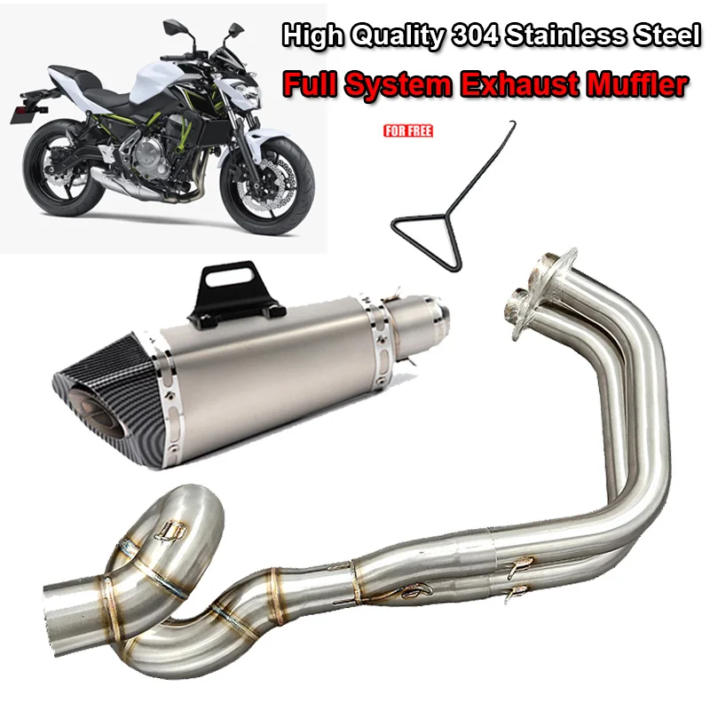 Fit-For-KAWASAKI-Z650-NINJA650-Z-650-NINJA-650-2017-2018-Slip-on ...