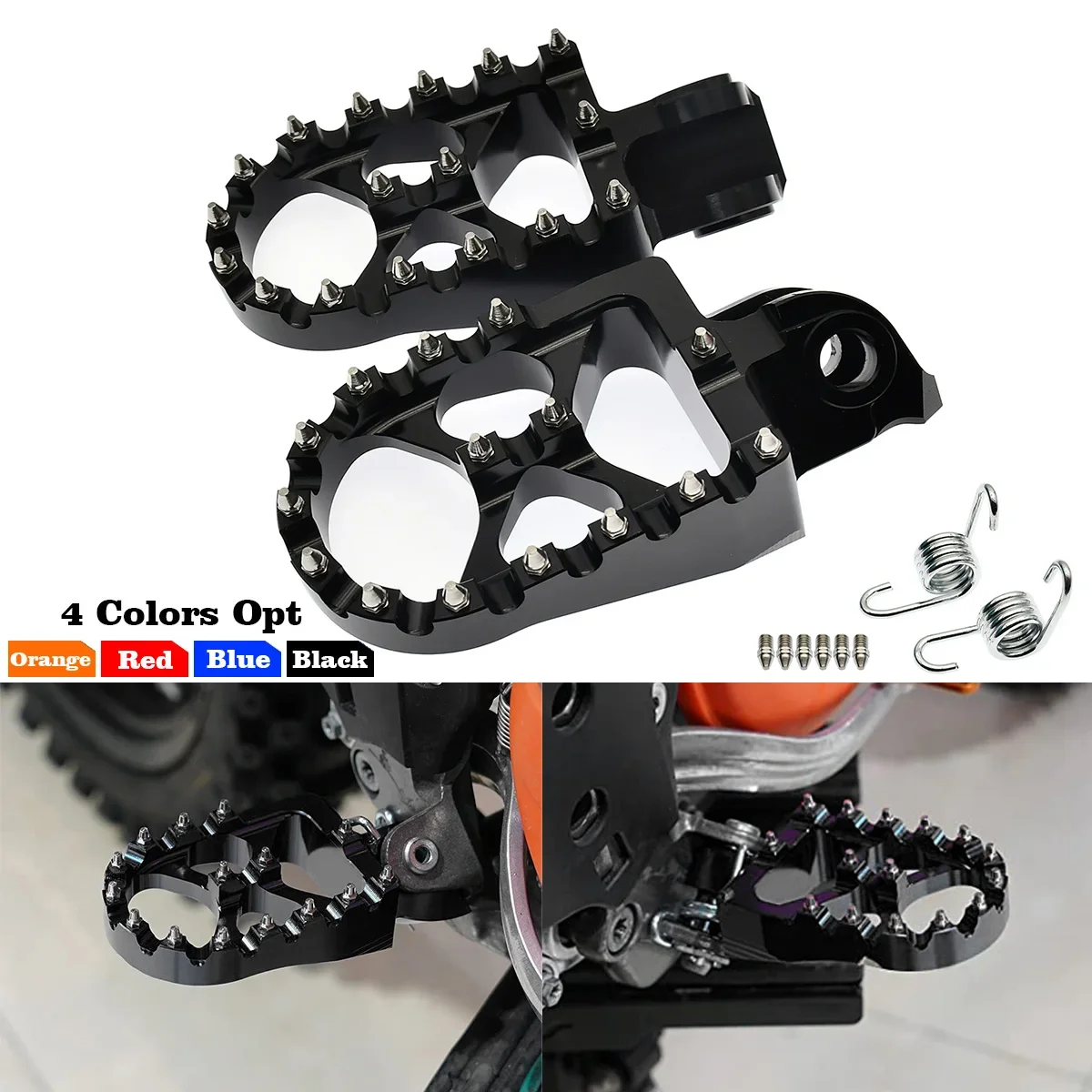 Footrest-Foot-Pegs-Footpegs-Rests-Pedals-For-KTM-EXC-EXC-F-SX-SX-F-XC ...