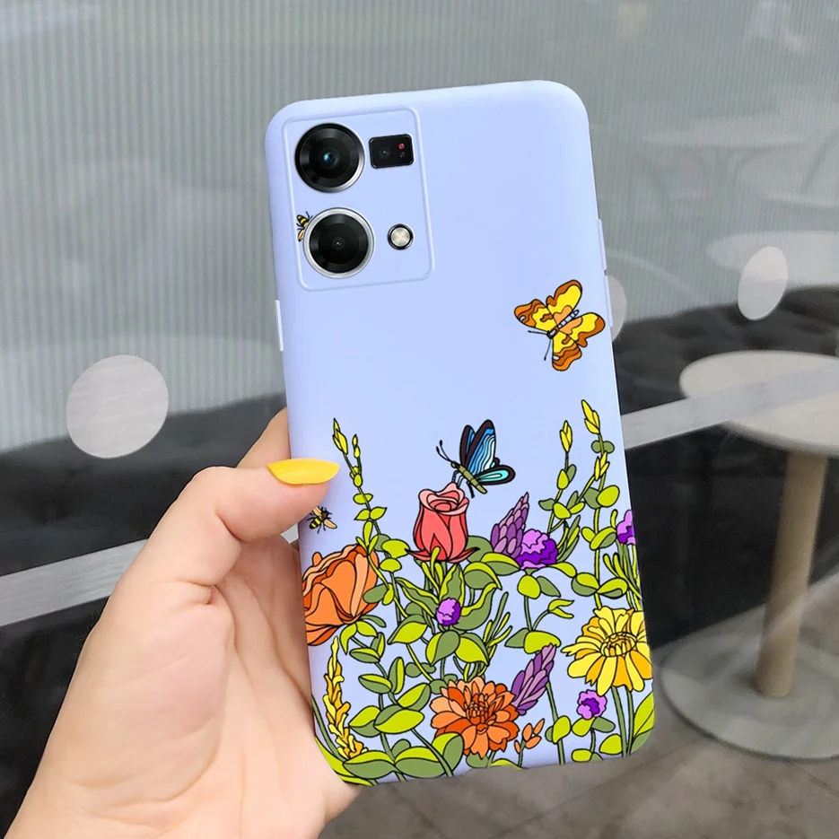 Generic For Oppo Reno7 4G Case CPH2363 Oppo F21 Pro 2022 Lovely Art ...