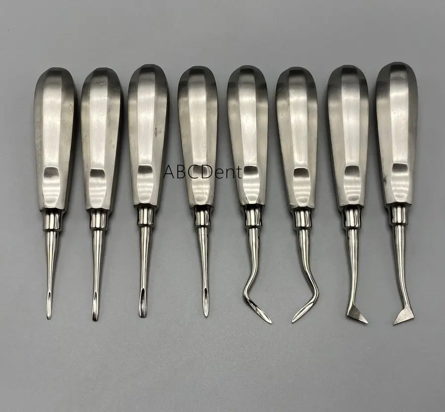 8x Luxating Elevators Dental Tooth Root PDL Extraction Luxation ...