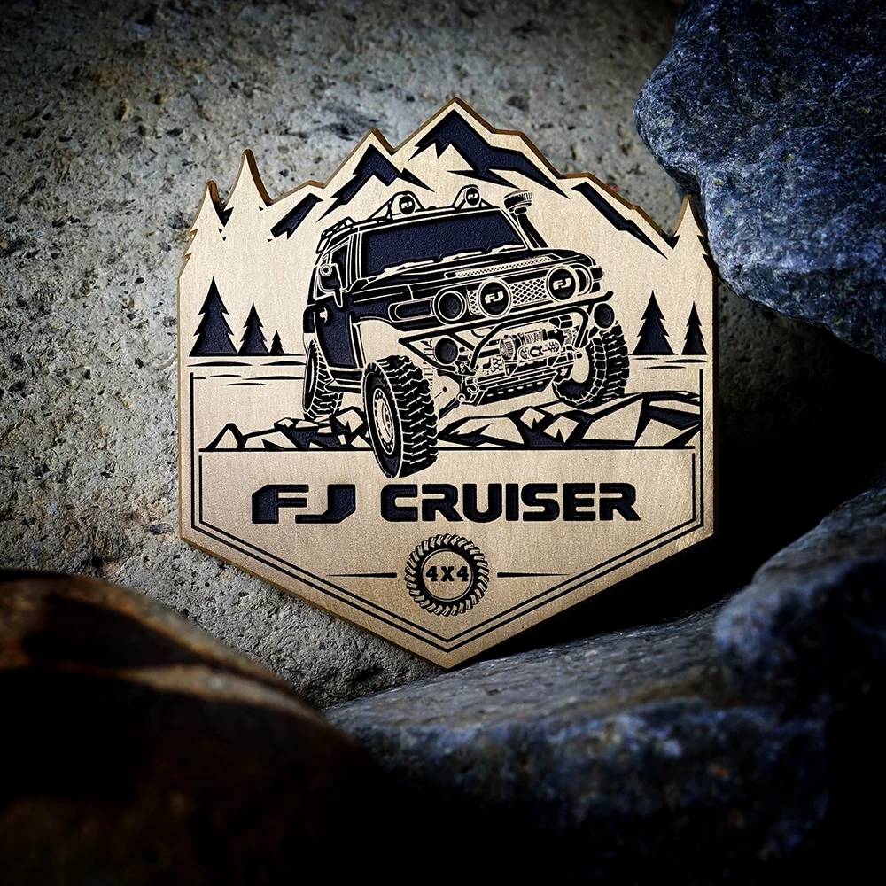 For-Toyota-FJ-cruiser-off-road-team-metal-3D-three-dimensional-car-logo ...