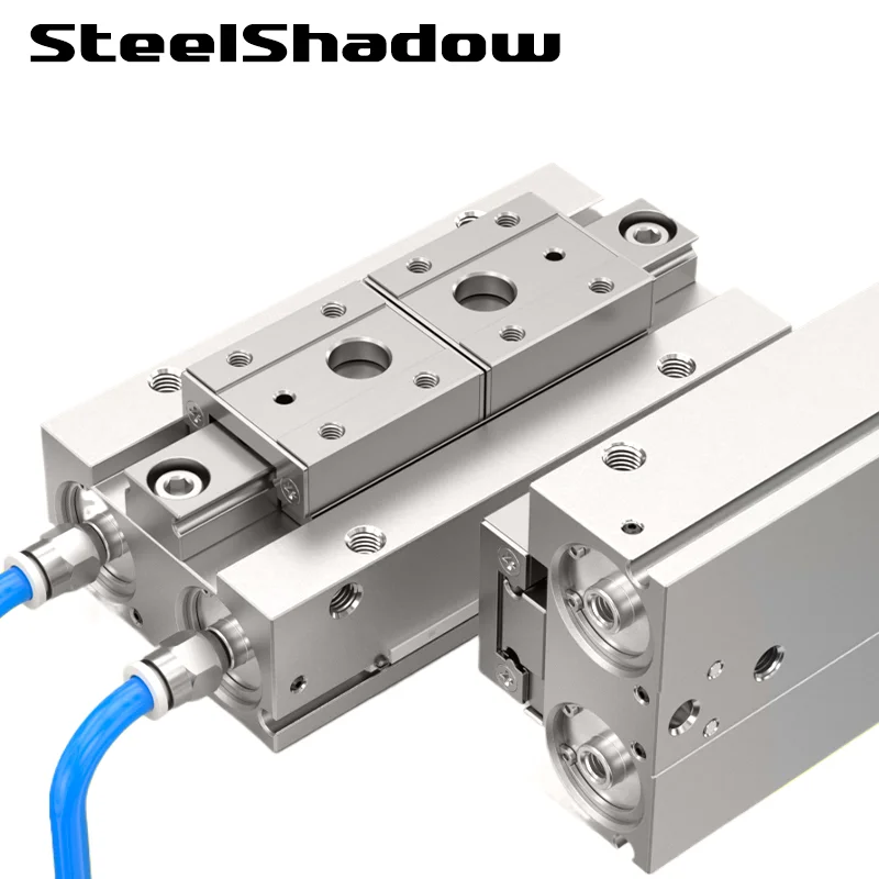 SMC Type Low Profile Air Parallel Gripper Force Pneumatic Cylinder MHF2 ...