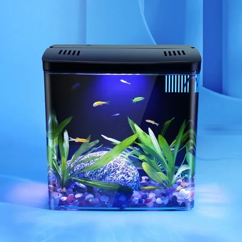 Desktop-Fish-Tank-Decorations-Ecological-Tank-No-Water-Change-Home ...