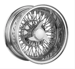 13x7 LA Wire Wheels Reverse 72-Spoke Cross Lace Chrome Rims, 41% OFF