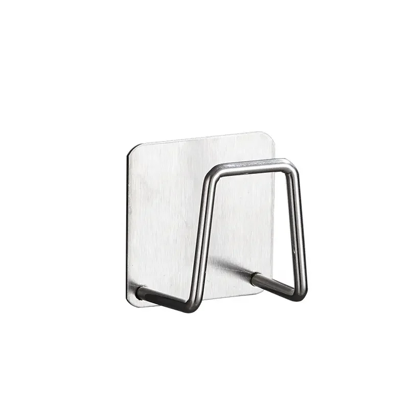 Kitchen-Stainless-Steel-Sink-Sponges-Holder-Steel-Hanging-Rack-Self ...