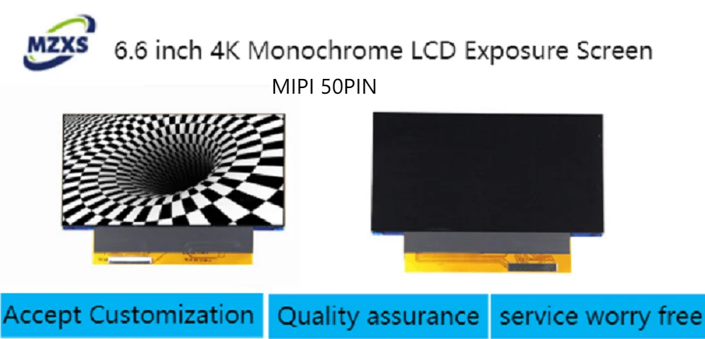 6-6-inch-4K-4098-2560-Monochrome-LCD-Exposure-Screen-For-LCD-3D-Printer ...