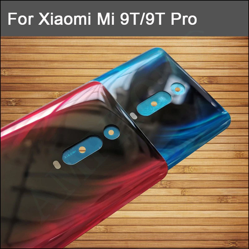 For Mi9T/Mi9T Pro Original Tempered Glass Battery Back Cover For Xiaomi ...