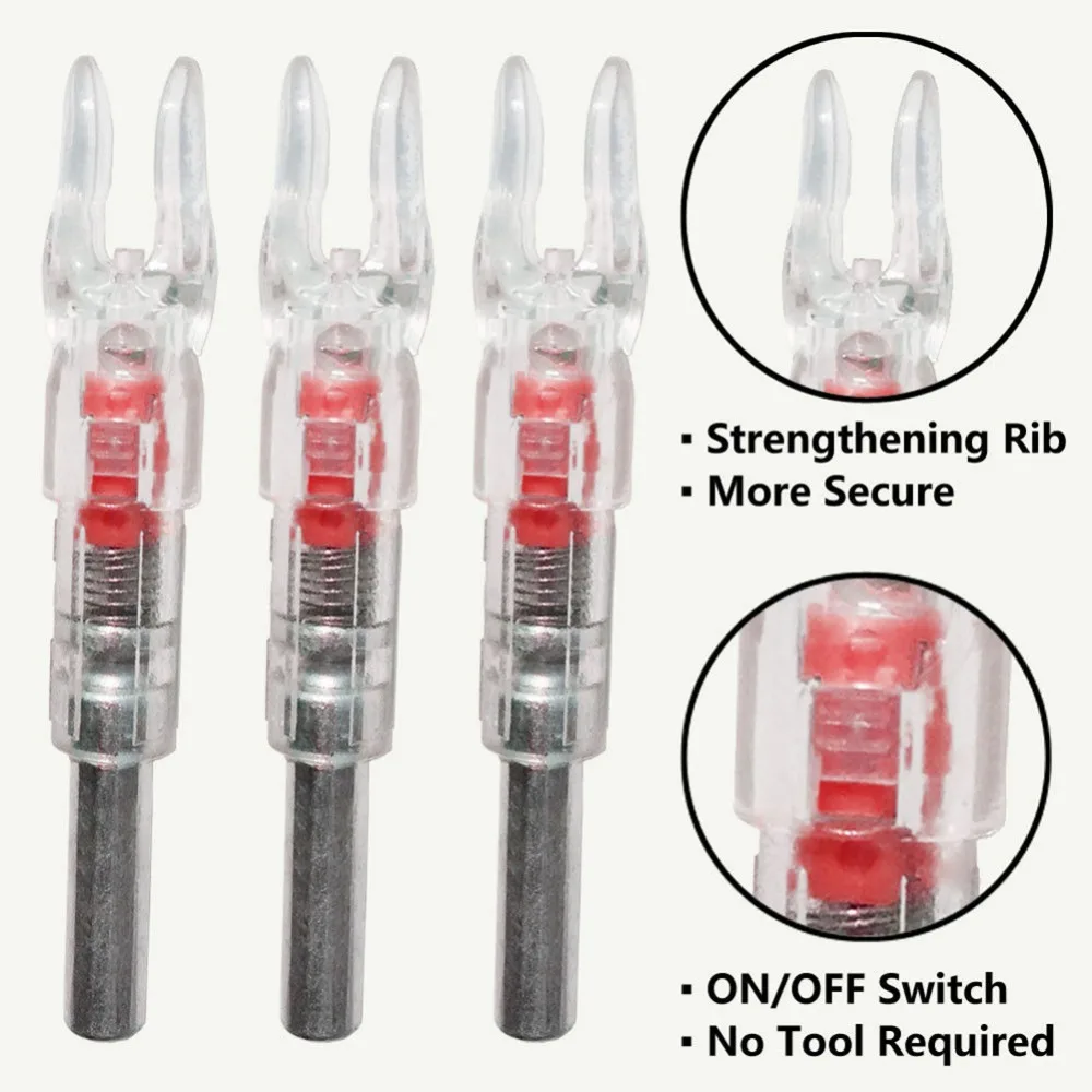 Automatically Luminous High Quality 3pcs Hunting Shooting Fit 6.2mm ...