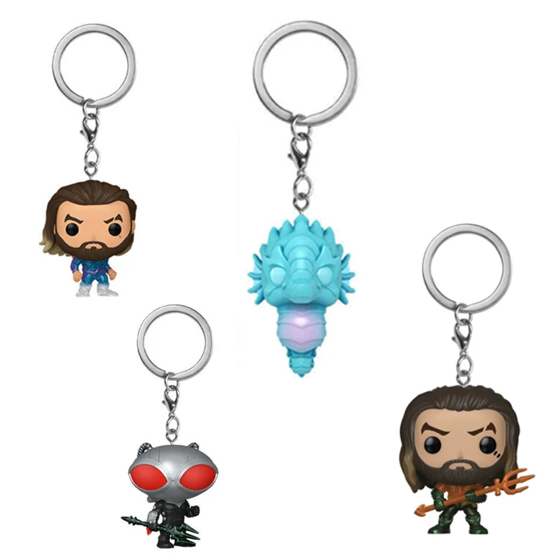 Aquaman Black Manta Storm Pocket Keychain Vinyl Action Figure Doll ...