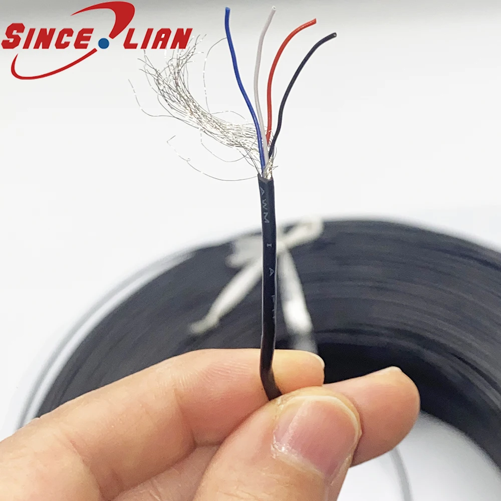 2mm Ultra-fine Control Cable 2core 4 core Shielded Wire Soft PVC Audio ...