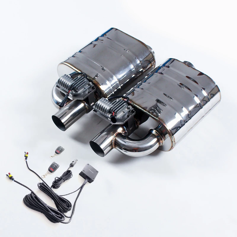 Car-Universal-Valved-Muffler-Exhaust-Sound-Change-Remtoe-Controller ...