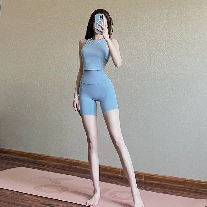 Short-de-yoga-taille-haute-pour-femme-pantalon-de-fitness-sexy-entra ...