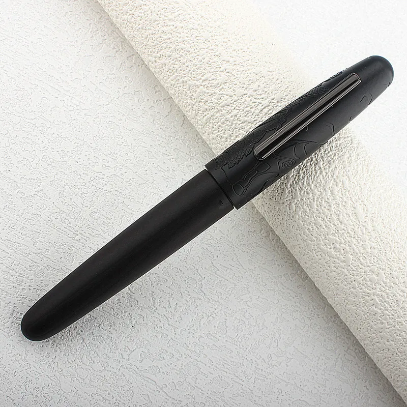 Jinhao 9056 Cattle Natural Wood Fountain Pen Handmade EF/F Nib Ink Pen ...