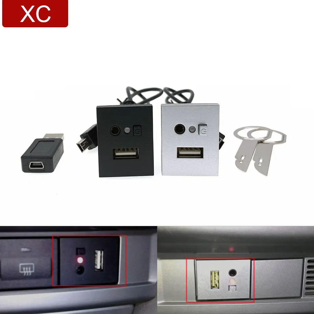 Car-USB-Slot-Interfaces-Mini-Cable-Adapter-Connection-for-Ford-Focus ...