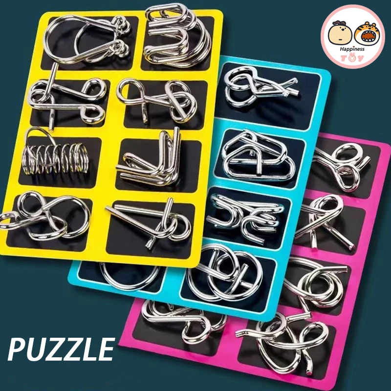 Nine-Chain-Series-Metal-Puzzle-Toys-Intelligence-Buckle-Eight-Piece-Set ...