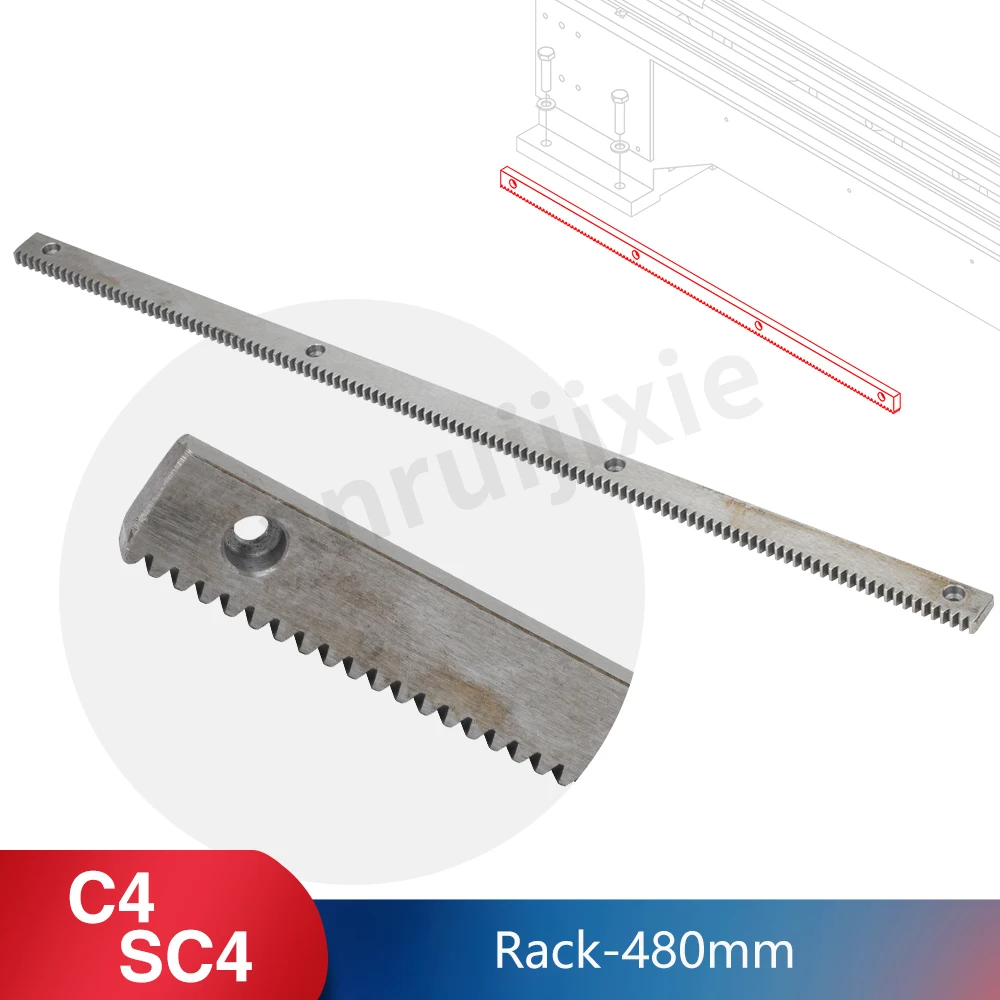 Rack Length 480mm(18.9")SIEG SC4-079&C4 Mini Lathe Spare Parts