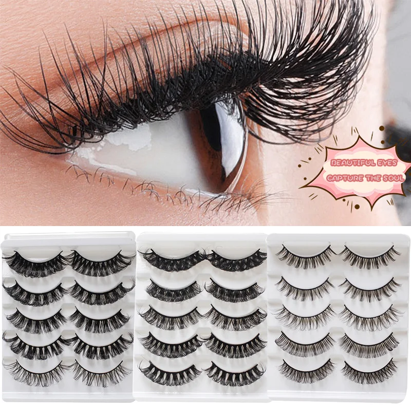 False Eyelashes Eyelash Extension Mixed Styles Bushy Volumes Russia ...