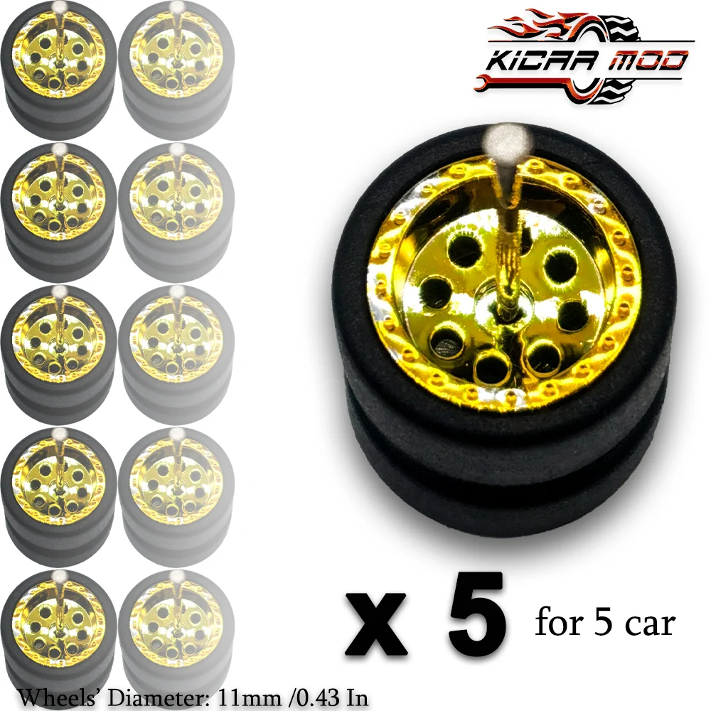 1-64-Gold-Plating-Wheels-5sets-for-Diecast-Model-Cars-with-Detachable ...
