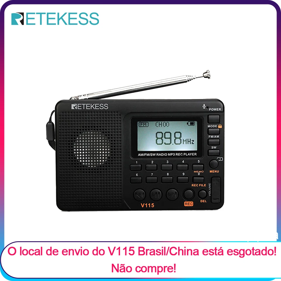 RETEKESS-R-dios-V115-Radio-Port-til-AM-FM-SW-R-dio-Portatil-Recarreg ...