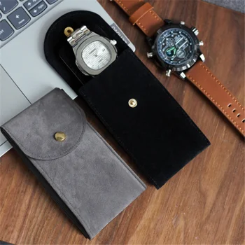 Embers Watch Bag Blue and Black Flannelette Gift Bag Travel Storage ...