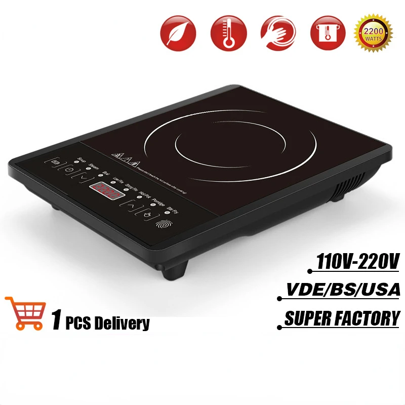 2200W-Electric-Magnetic-Induction-Cooker-Household-Waterproof-Hot-Pot ...