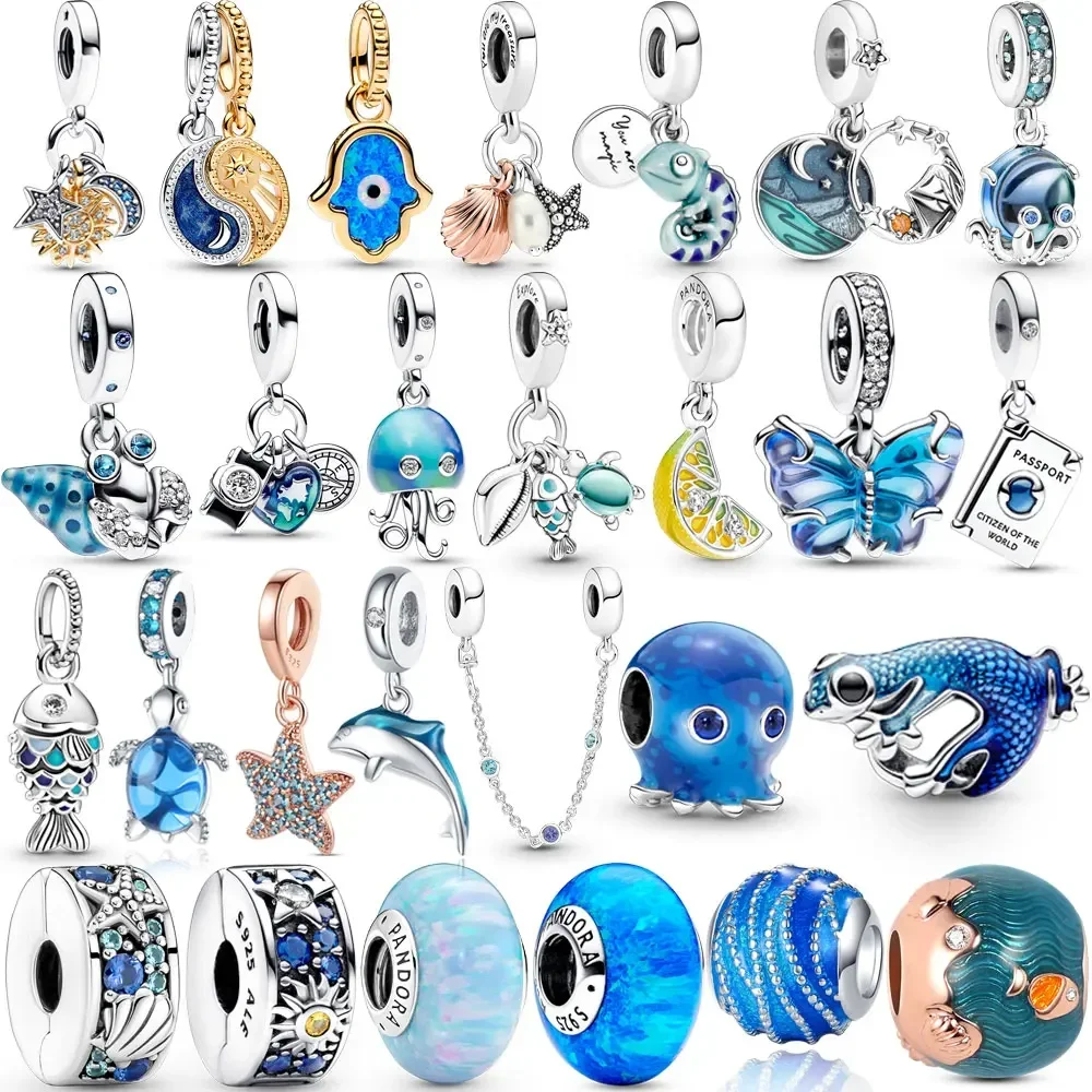 Charms-de-plata-esterlina-2023-para-pulsera-Pandora-Original-collar-con ...