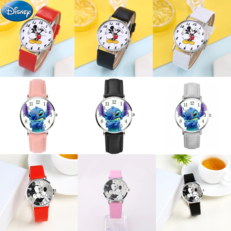 Disney-Mickey-Children-s-Watch-Cartoon-Character-Mickey-Mouse-Analog ...