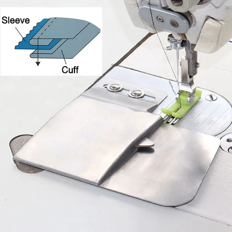 Costura-De-Manguito-Superior-Artefato-Cuff-Setter-Placket-Dispositivo ...