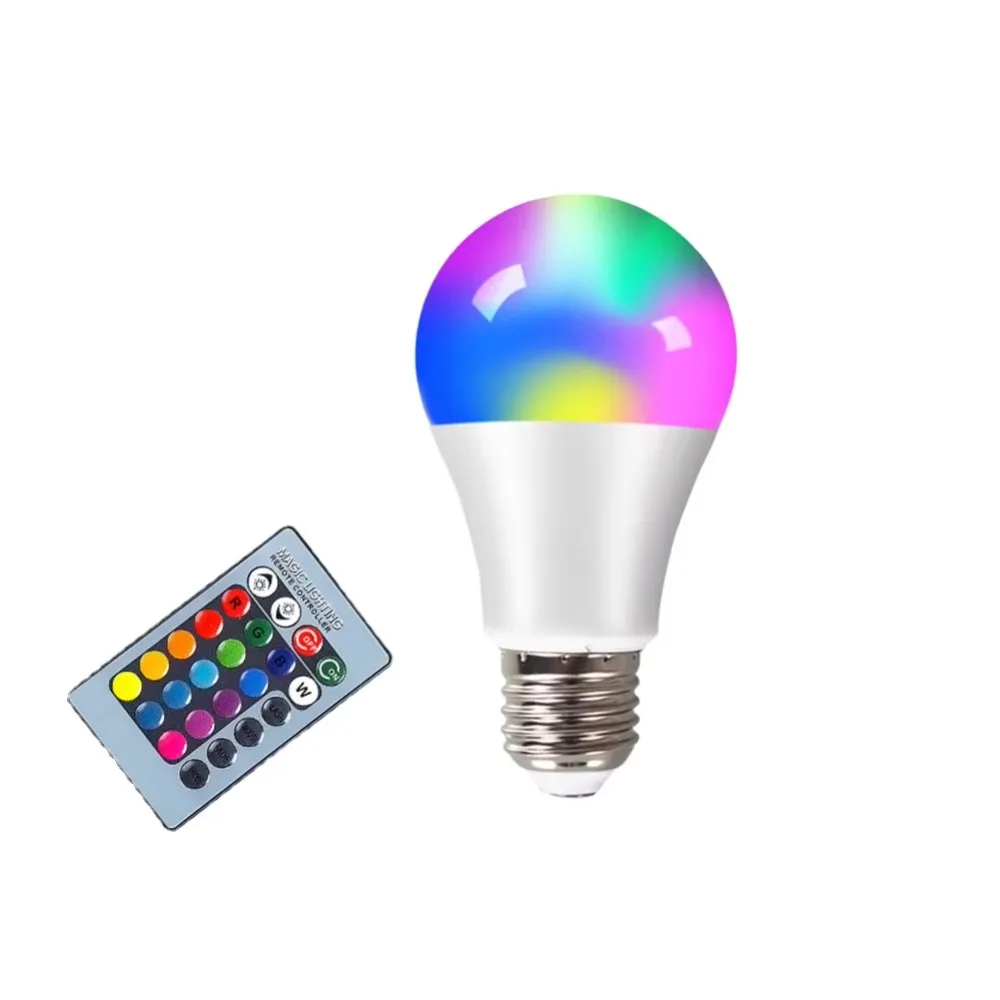 7W-15W-110V-220V-Lamp-Bulb-Changeable-Colorful-with-IR-Remote-Control ...