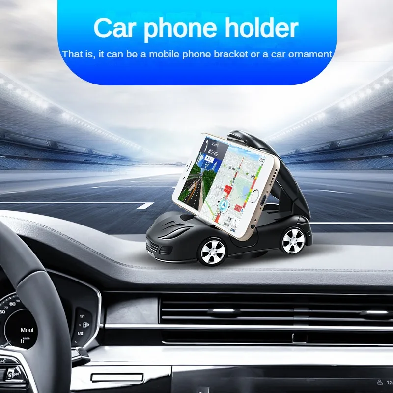 Car-Shape-Mobile-Phone-Holder-360-Degree-Rotating-Vehicle-Model-Stable ...
