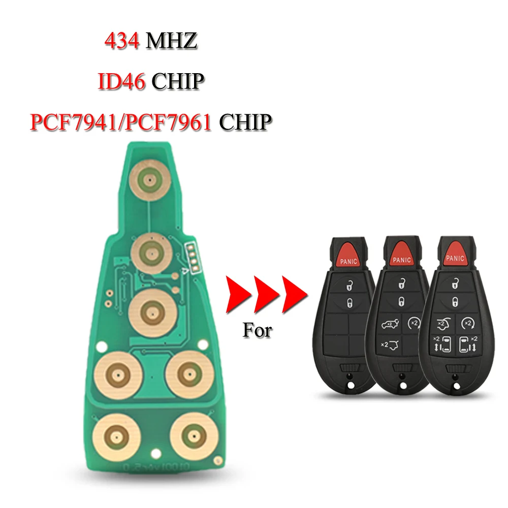 jingyuqin-GQ4-53T-IYZC01C-Remote-Car-Key-Circuit-Board-For-Jeep ...