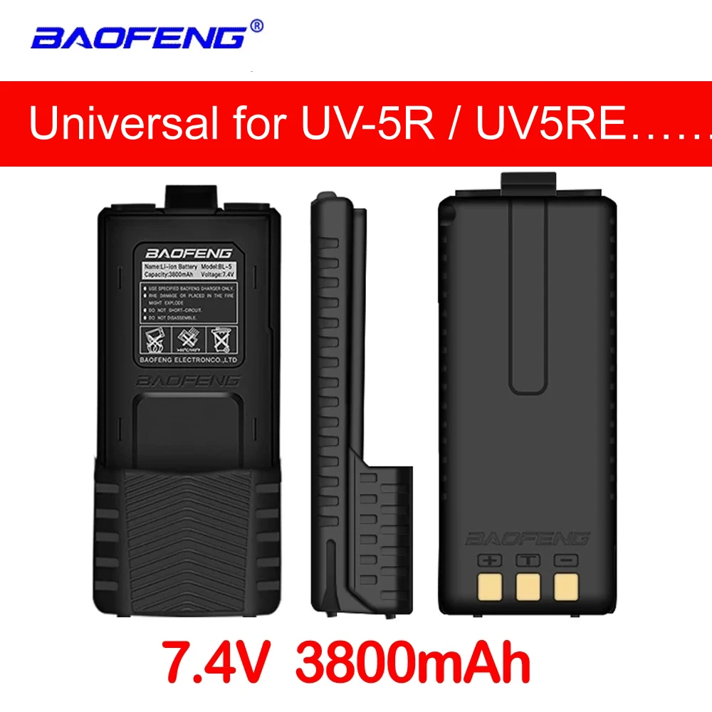 Baofeng-Walkie-Talkie-UV-5R-Battery-3800mAh-1800mAh-UV5R-Radio-Car ...