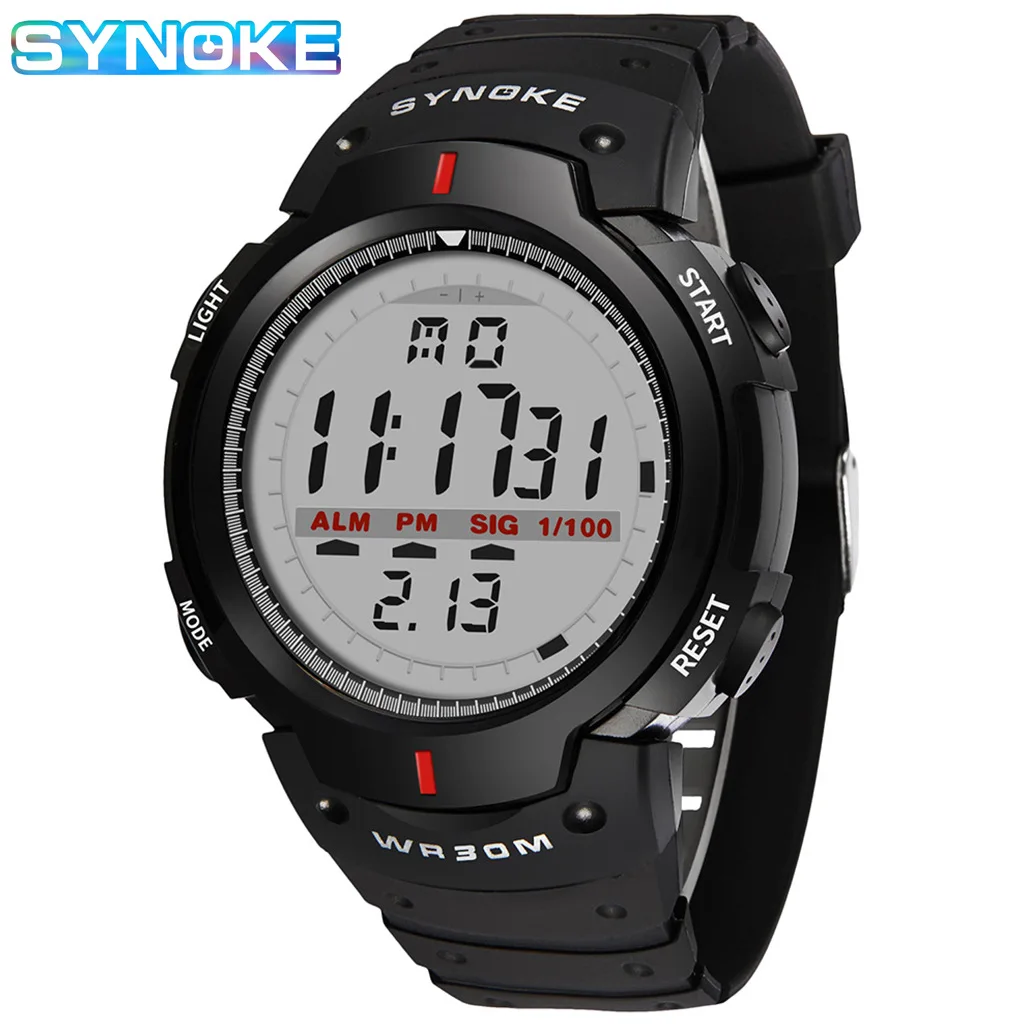 Men's Electronic Watch Sports Men's Waterproof Luminous Multi-function ...