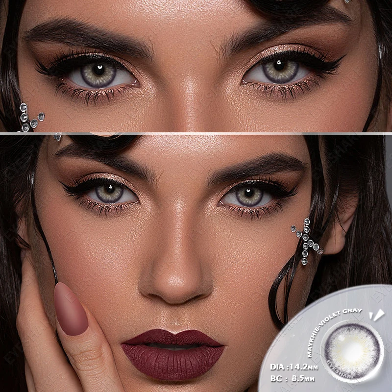 Eyeshare 1pair Natural Color Contact Lenses Color Contact Lenses For ...