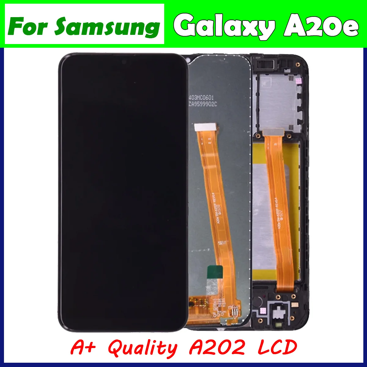 Tela-LCD-com-moldura-para-samsung-a20e-a202-a202f-montagem ...