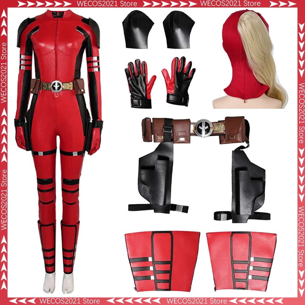Movie Anti Hero Costume Lady Dead Cosplay Fantasy Pool Mask Battle ...