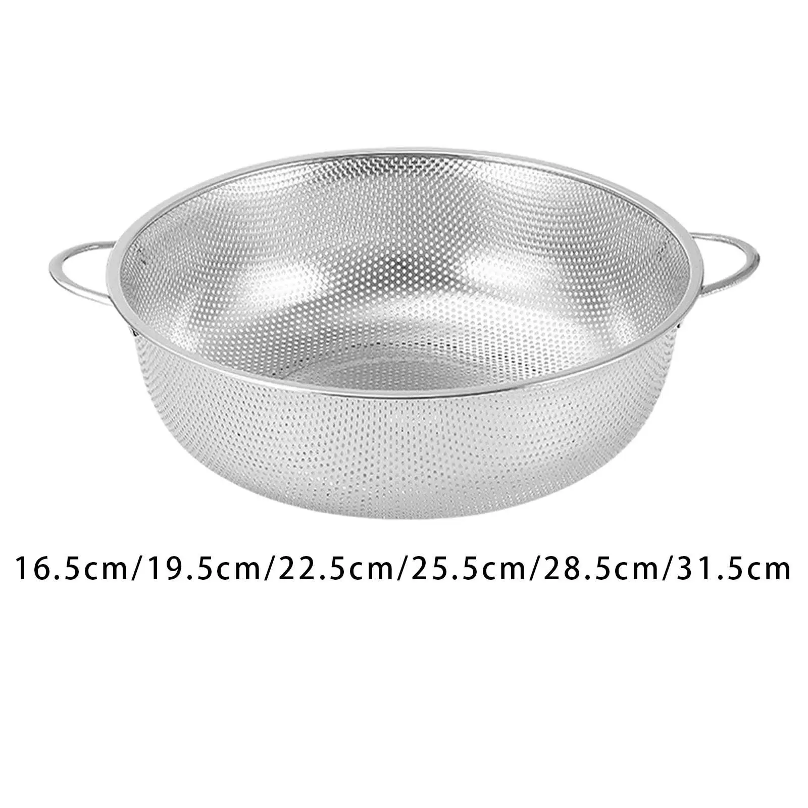 Stainless-Steel-Colander-Strainer-Rice-Washing-Bowl-Durable-Rinsing ...