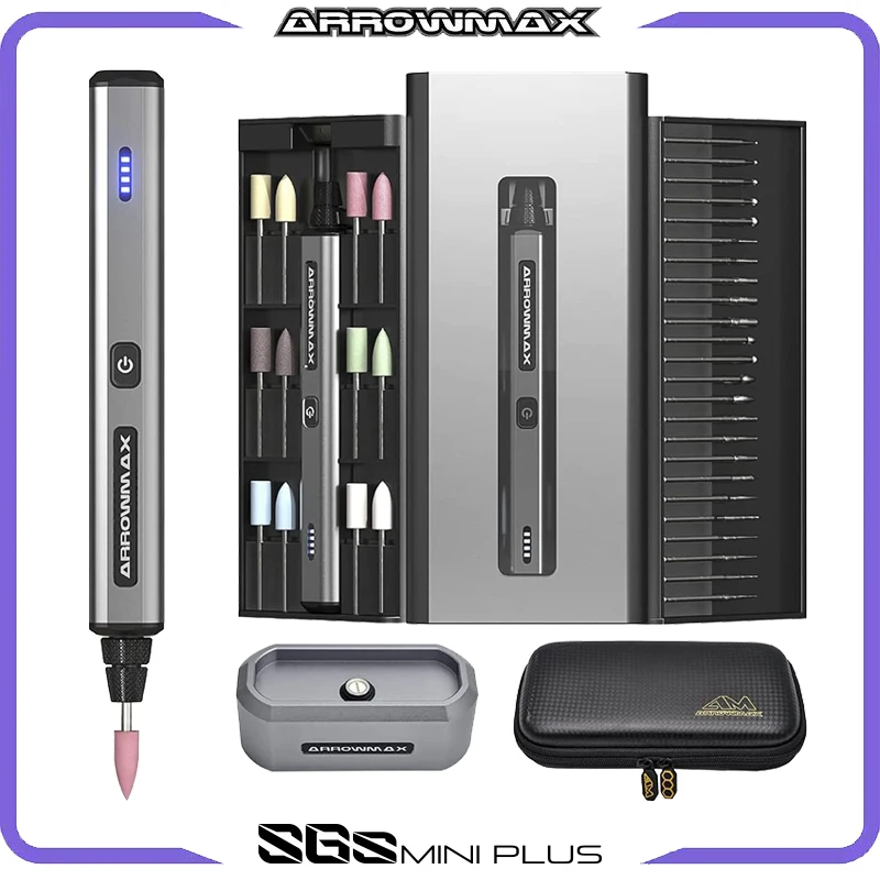 ARROWMAX-Electric-Engraving-Polishing-Pen-SGS-Mini-Plus-Cordless-Tools-Set-for-Carve-Engrave ...