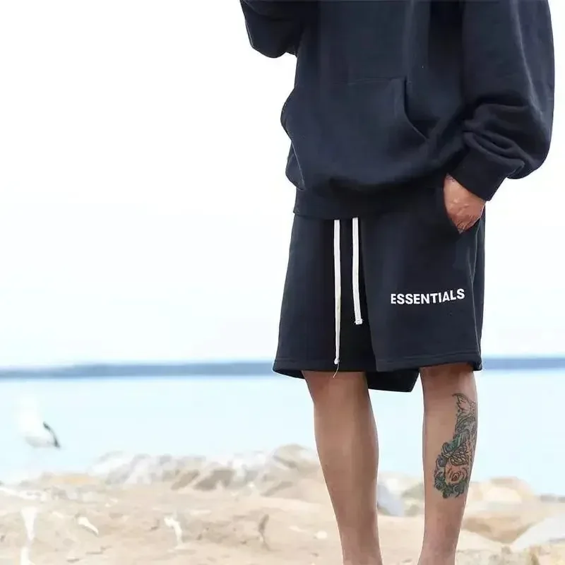 Shorts-esportivos-de-algod-o-para-mulheres-cal-as-de-praia-meia-cal-a ...