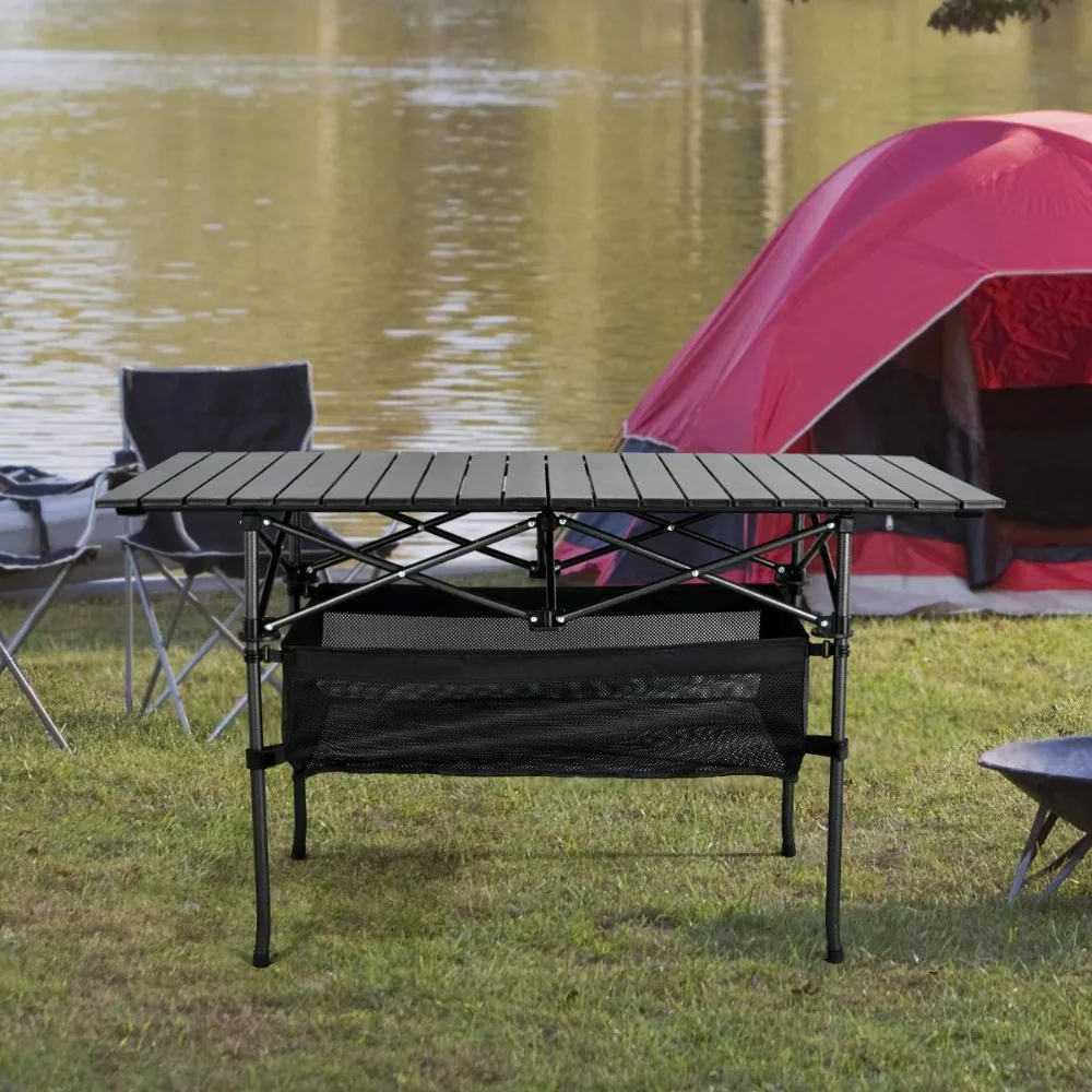 Outdoor-Folding-Portable-Camping-Table-Travel-Table-with-Mesh-Bag ...