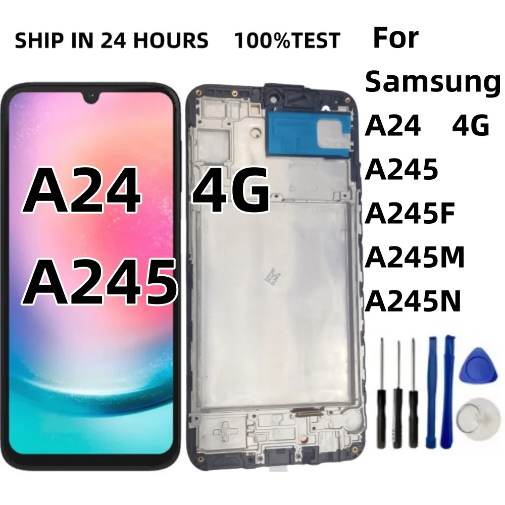 TEST for Samsung Galaxy A24 4G A245 LCD Display Touch Screen Digitizer ...