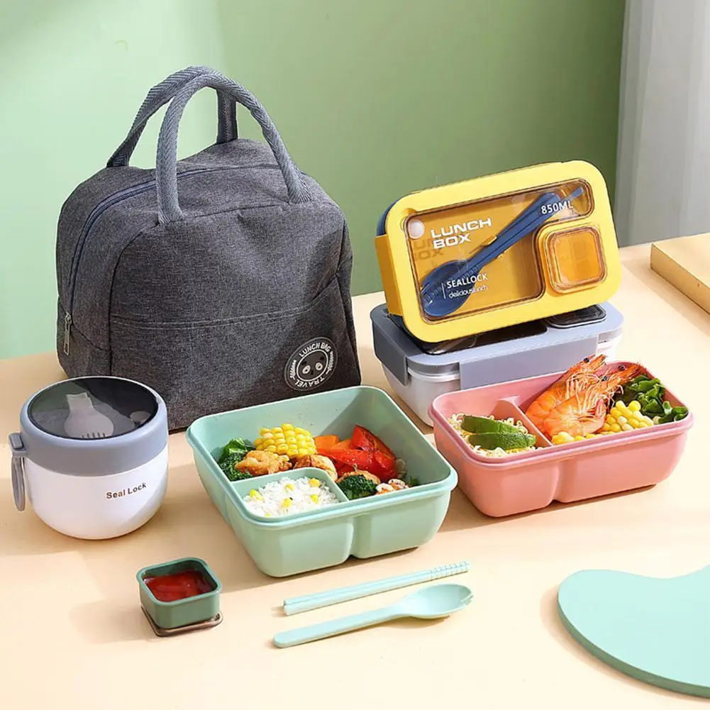 Portable Partition Lunch Box Lunch Box For Children School Office Bento ...