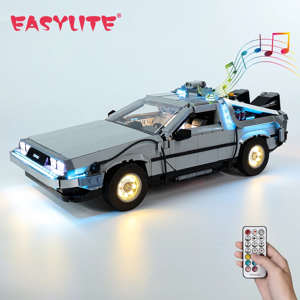 Led Light Set For Delorean 10300 Back To The Future Time Machine ...
