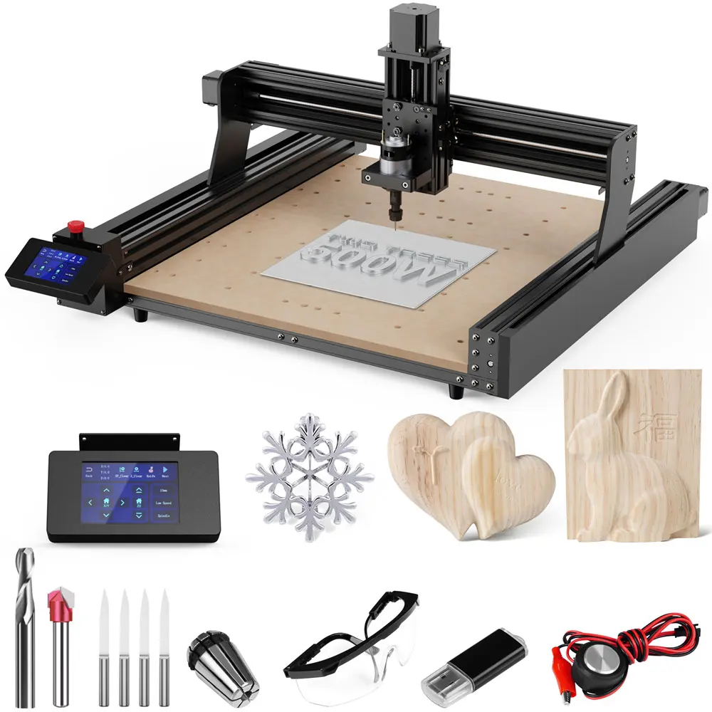 TwoTrees-TTC450-All-Aluminum-Frame-CNC-Milling-Machine-Laser-Engraver ...