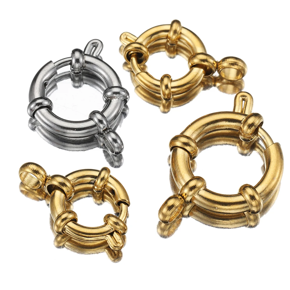 4pcs-Stainless-Steel-Spring-Clasps-10-18mm-Round-Sailor-Clasp-Bracelet ...