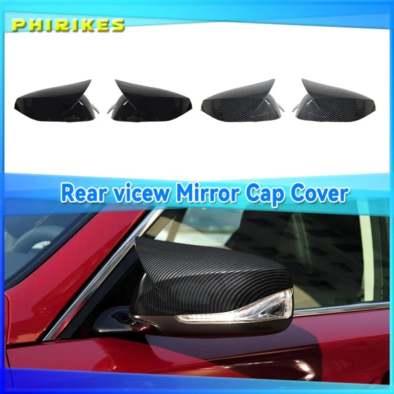 2x-Rearview-Mirror-Cover-Side-Wing-Rear-View-Mirror-Case-Cover-Glossy ...