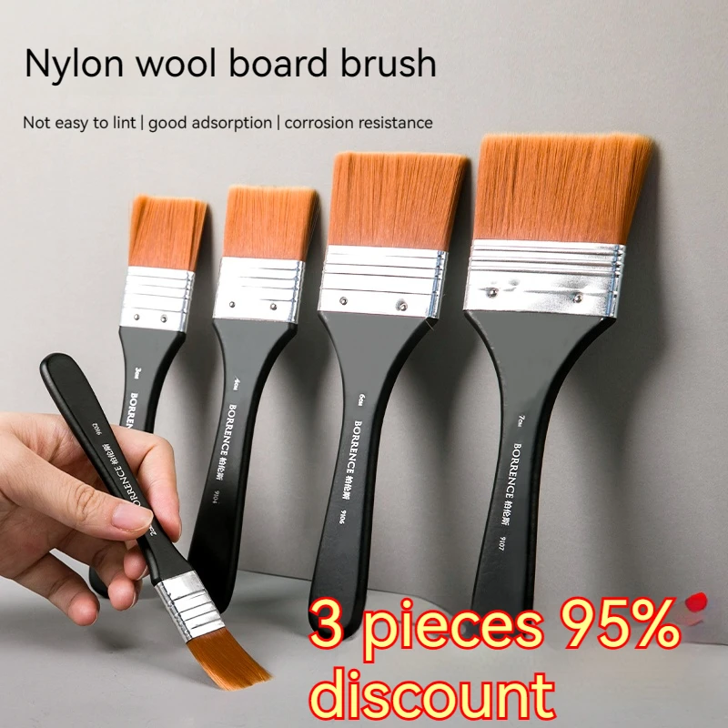 Borrence-1-2-3-5pcs-Memory-Nylon-Paint-Brushes-Set-for-Acrylic-Oil ...