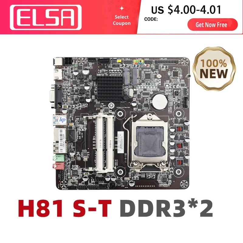 ELSA-Mini-ITX-Motherboard-LGA-1150-Dual-Channel-DDR3-Suporte-Core-i3-i5 ...